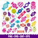Candy SVG Clipart Bundle, Sweets Designs (digital Download) - Etsy