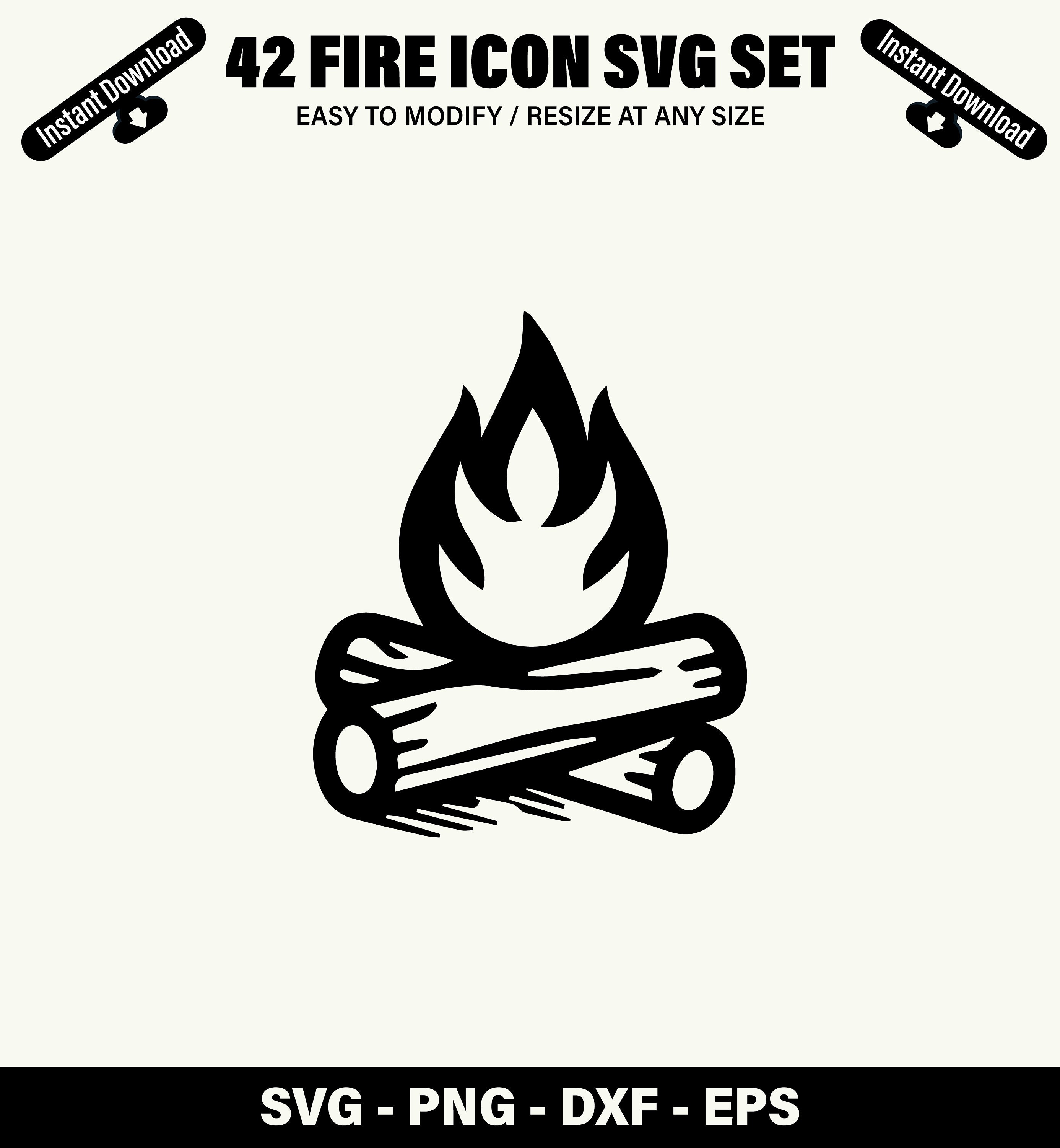 Fire SVG Bundle / Flame Svg / Fire SVG / Fire Flames / Flames ...