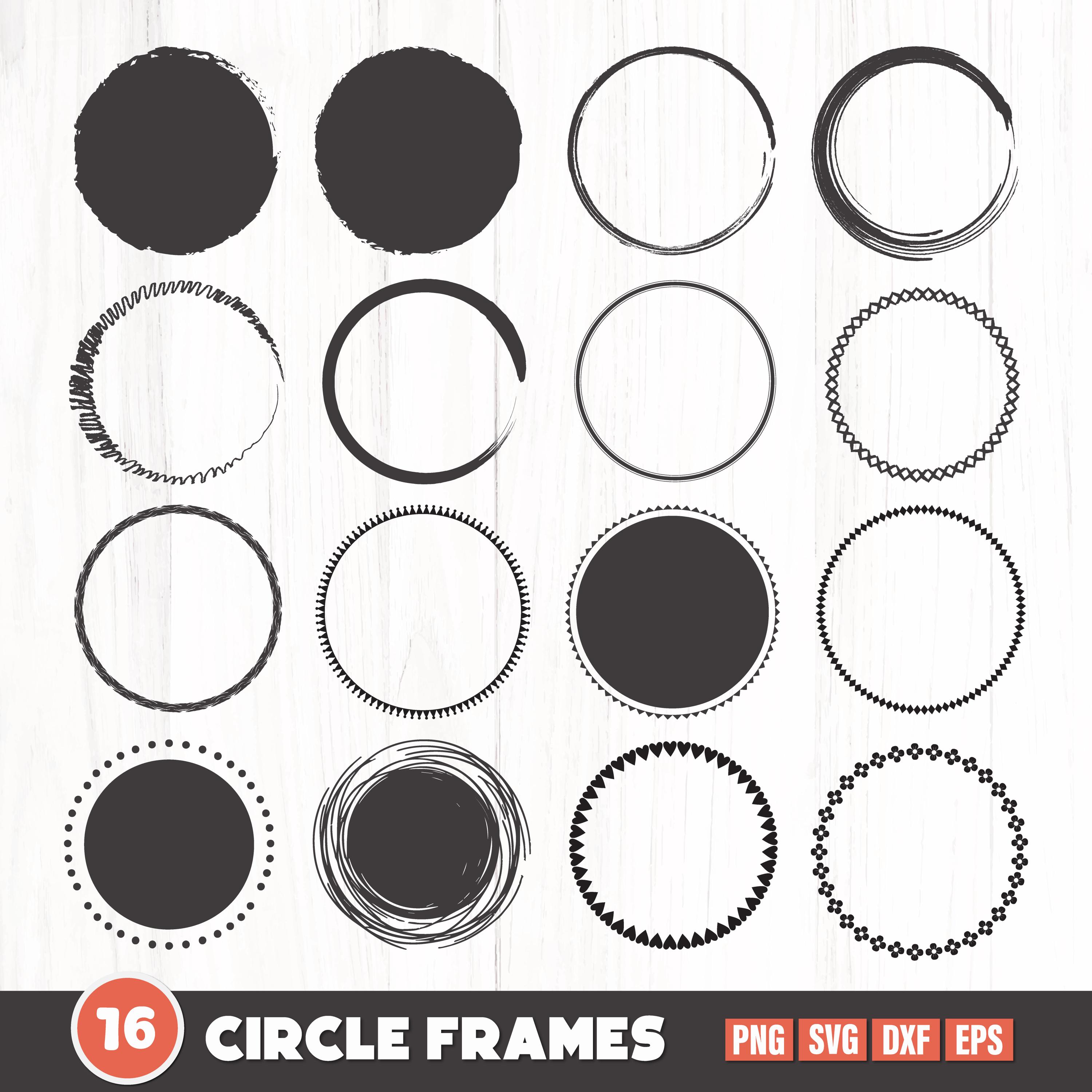 Circle Frame Svg, Circle Monogram Svg, Circle Wreath Svg, Monogram ...