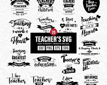 Teacher Heart SVG, Teacher SVG, Back to School SVG, Teacher Gift Svg ...