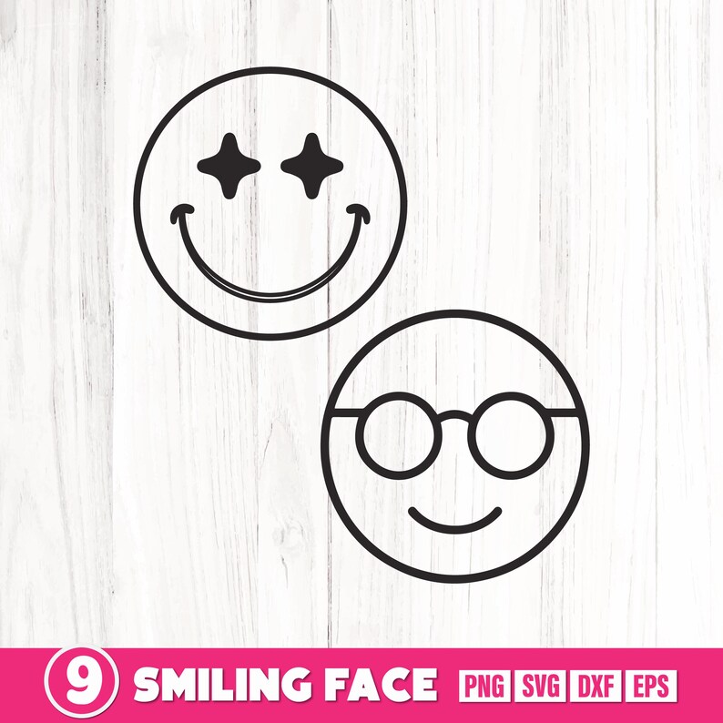 Smiley Face Svg, Smiley Face Png, Happy Face Svg, Happy Face Clipart ...