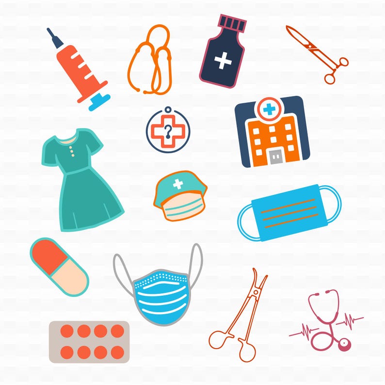 Medical Clipart, Medical Svg, Hospital Svg, Doctor Svg, Nurse Svg ...