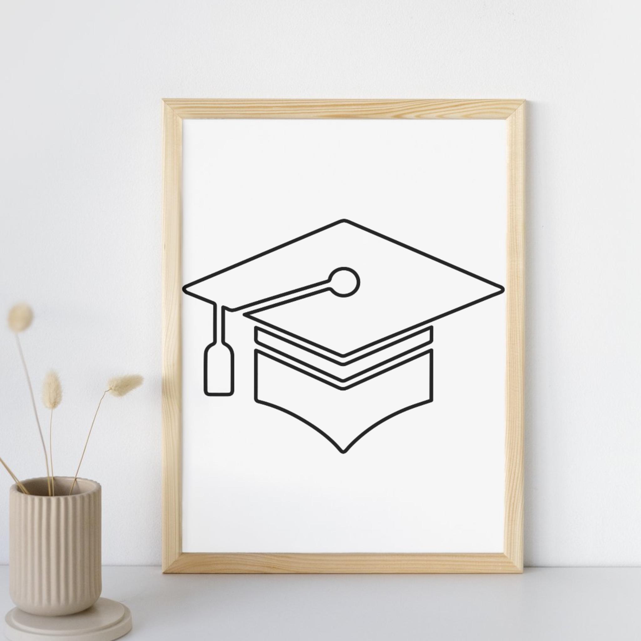 Graduation Cap Svg, Graduation Cap Png, Graduation Hat Svg, Graduate ...