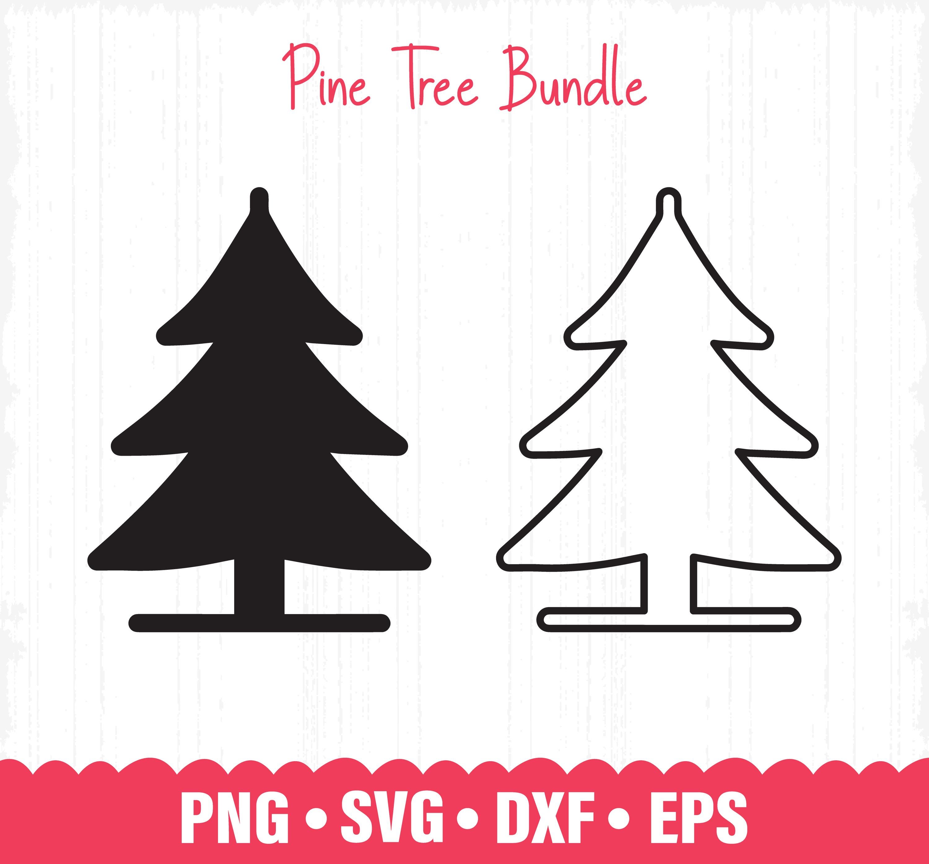 Pine Tree Svg, Pine Tree Png, Pine Tree Cut File, Pine Tree Clipart ...