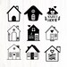 33 Sweet Home Svg, House Svg Bundle, House Silhouette, Little House Svg ...
