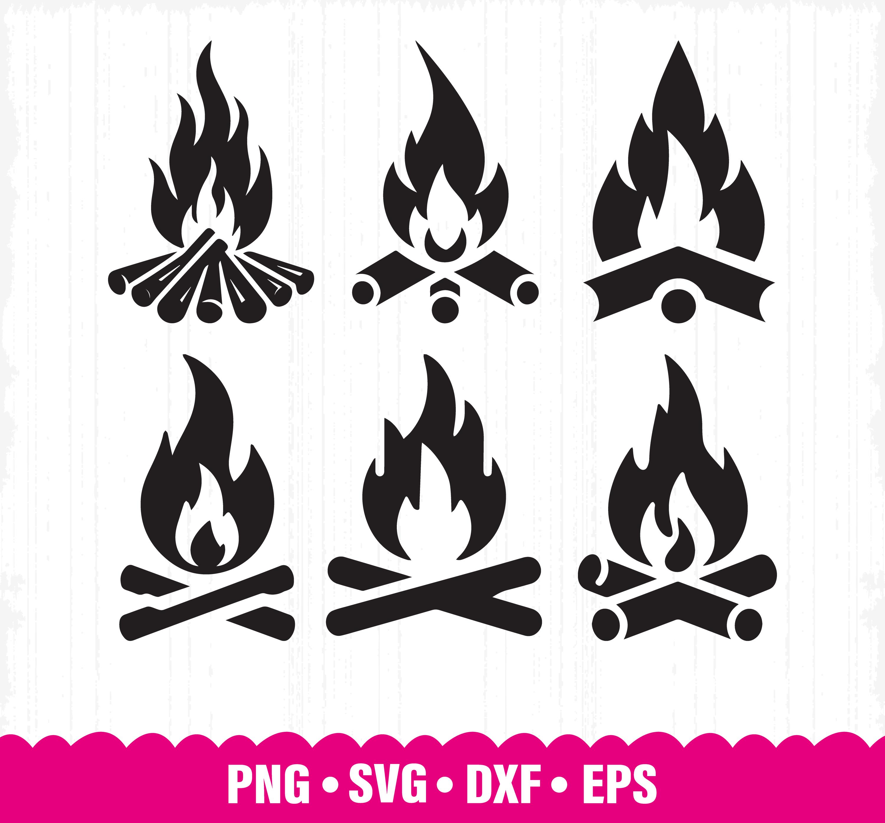Fire Svg, Fire Flames Svg, Fire Png, Fire Svg Bundle, Fire Svg File ...