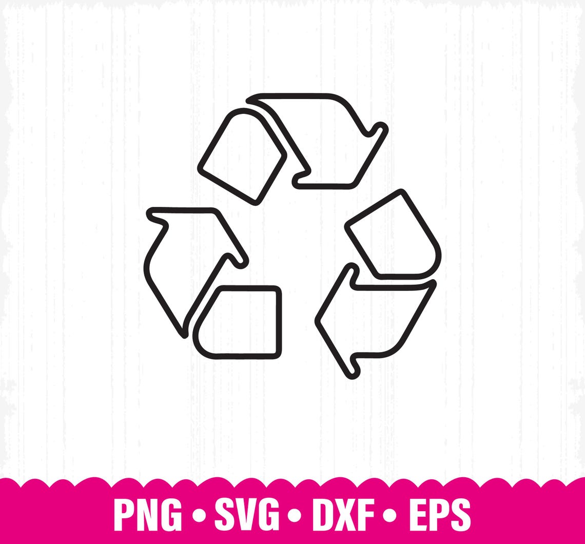 Recycle Symbol & Trash Can Design Bundle, Cricut Cut File (svg, Png ...