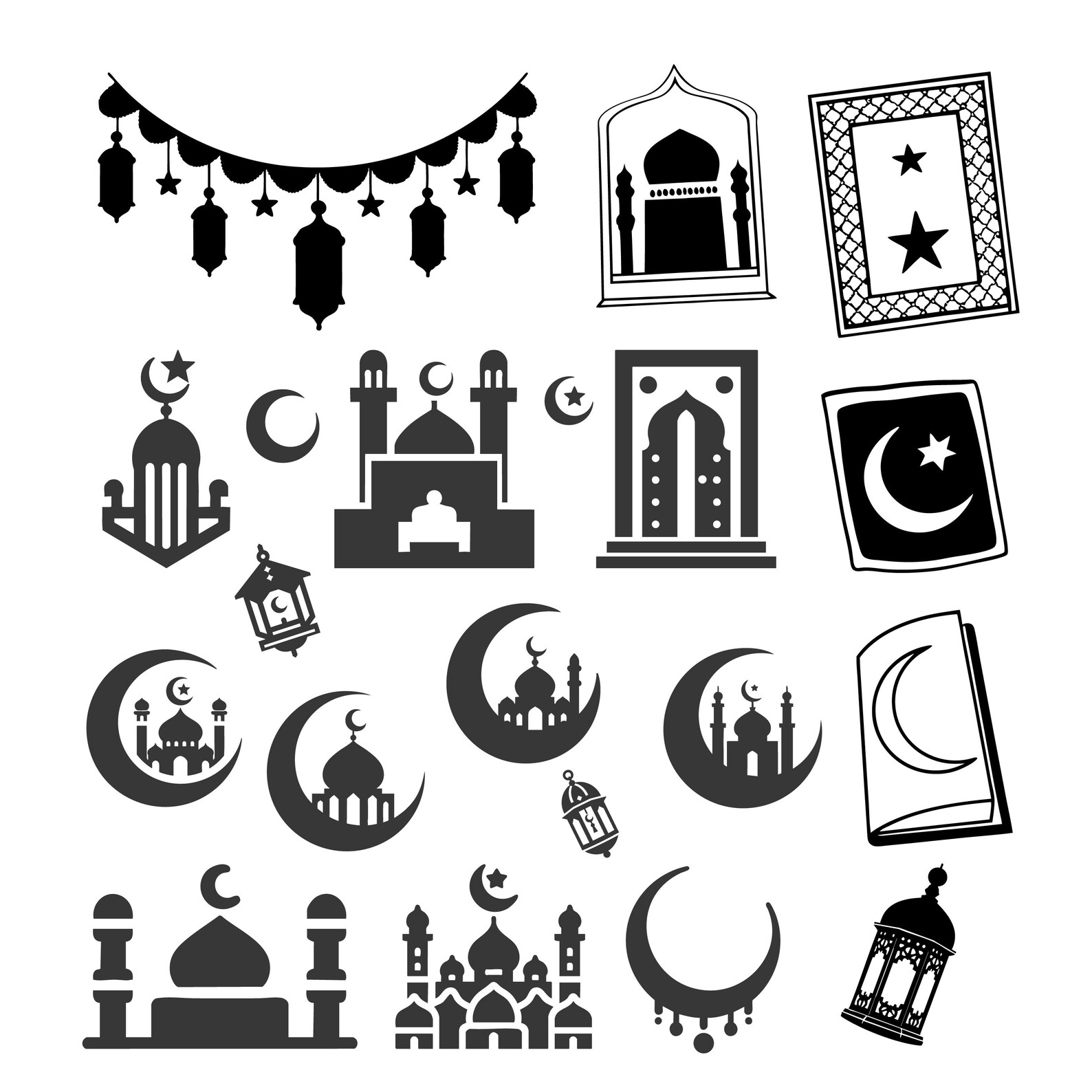 Islamic SVG Bundle, Islamic SVG, Islamic Png, Ramadan Svg, Islam Svg ...