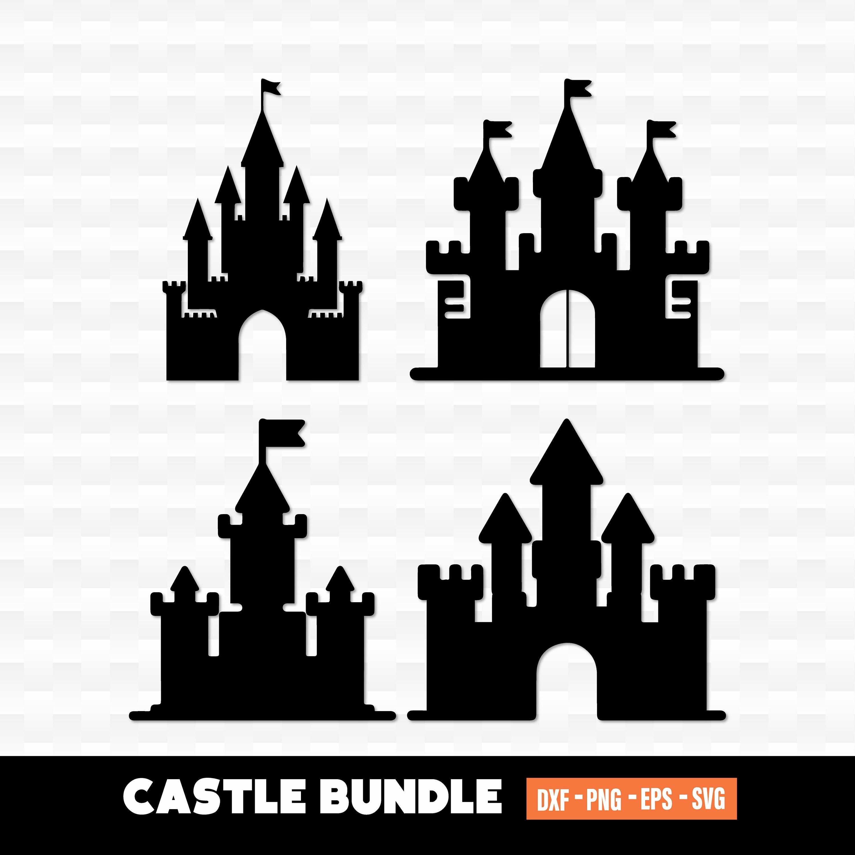 Castle Svg, Castle Cut File, Castle Clipart, Princess Castle Svg, Magic ...