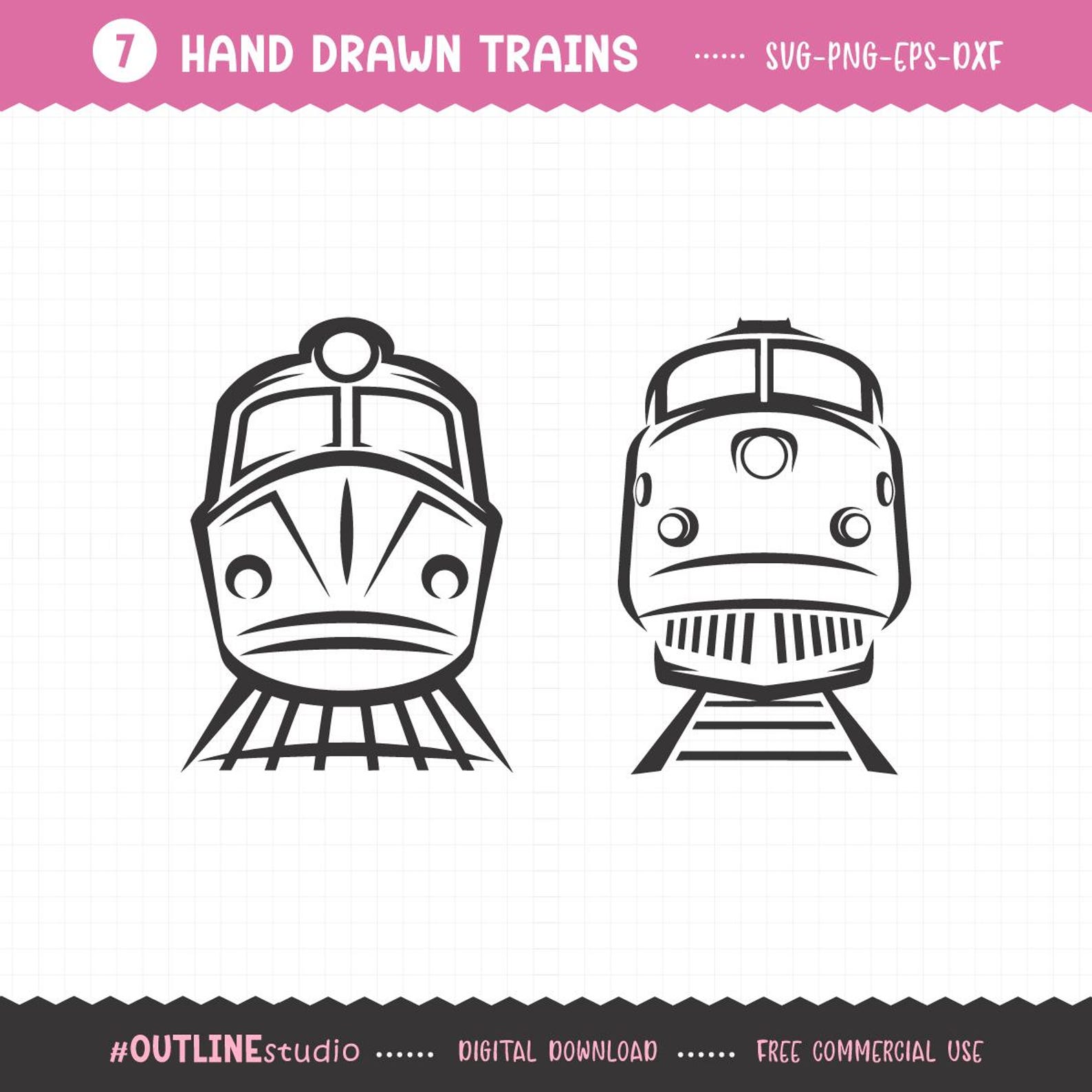 Train SVG Bundle, Train SVG, Trains SVG, Locomotive Svg, Train Png, Svg ...