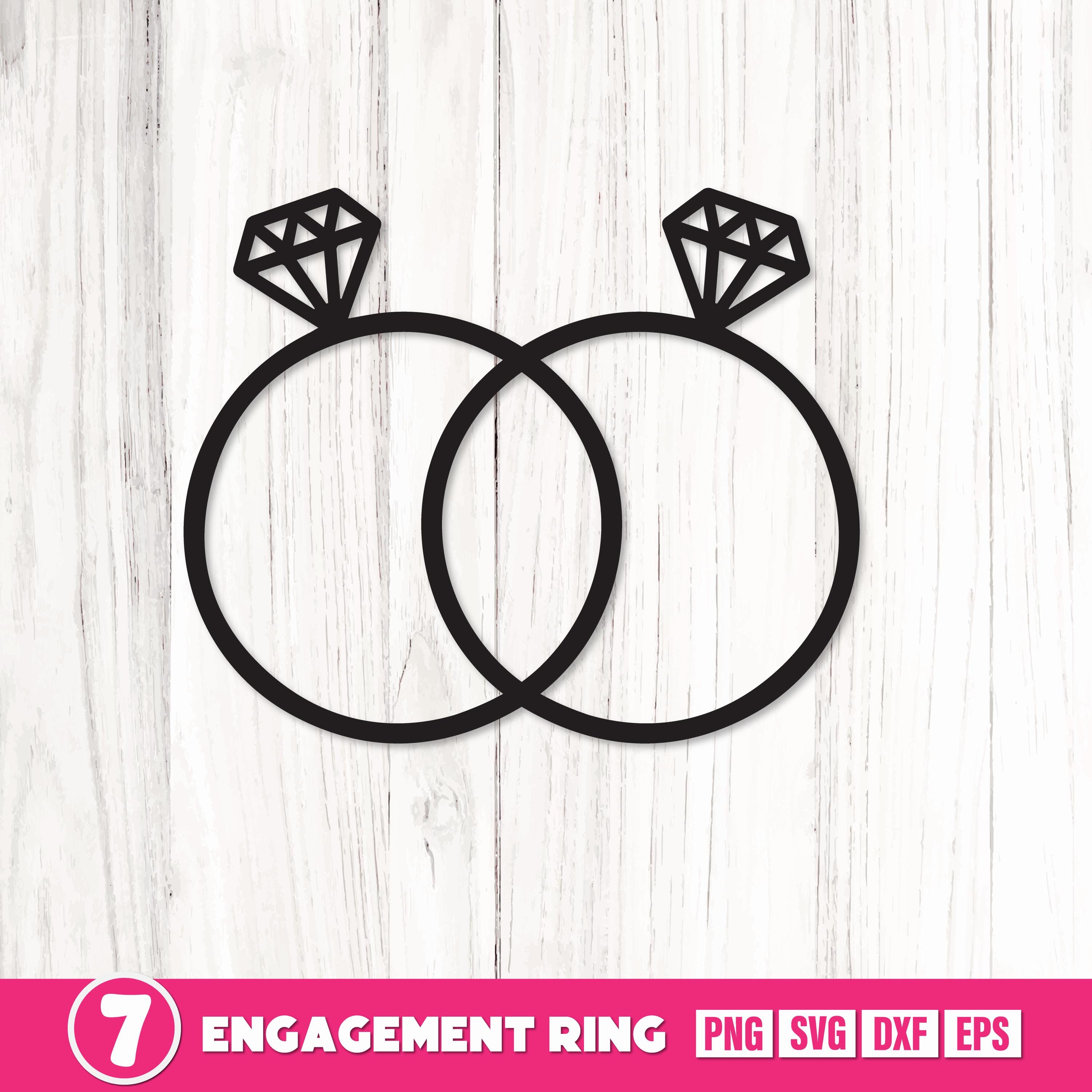 Rings Svg, Wedding Ring Svg, Marriage Rings Svg, Engagement Rings Svg ...