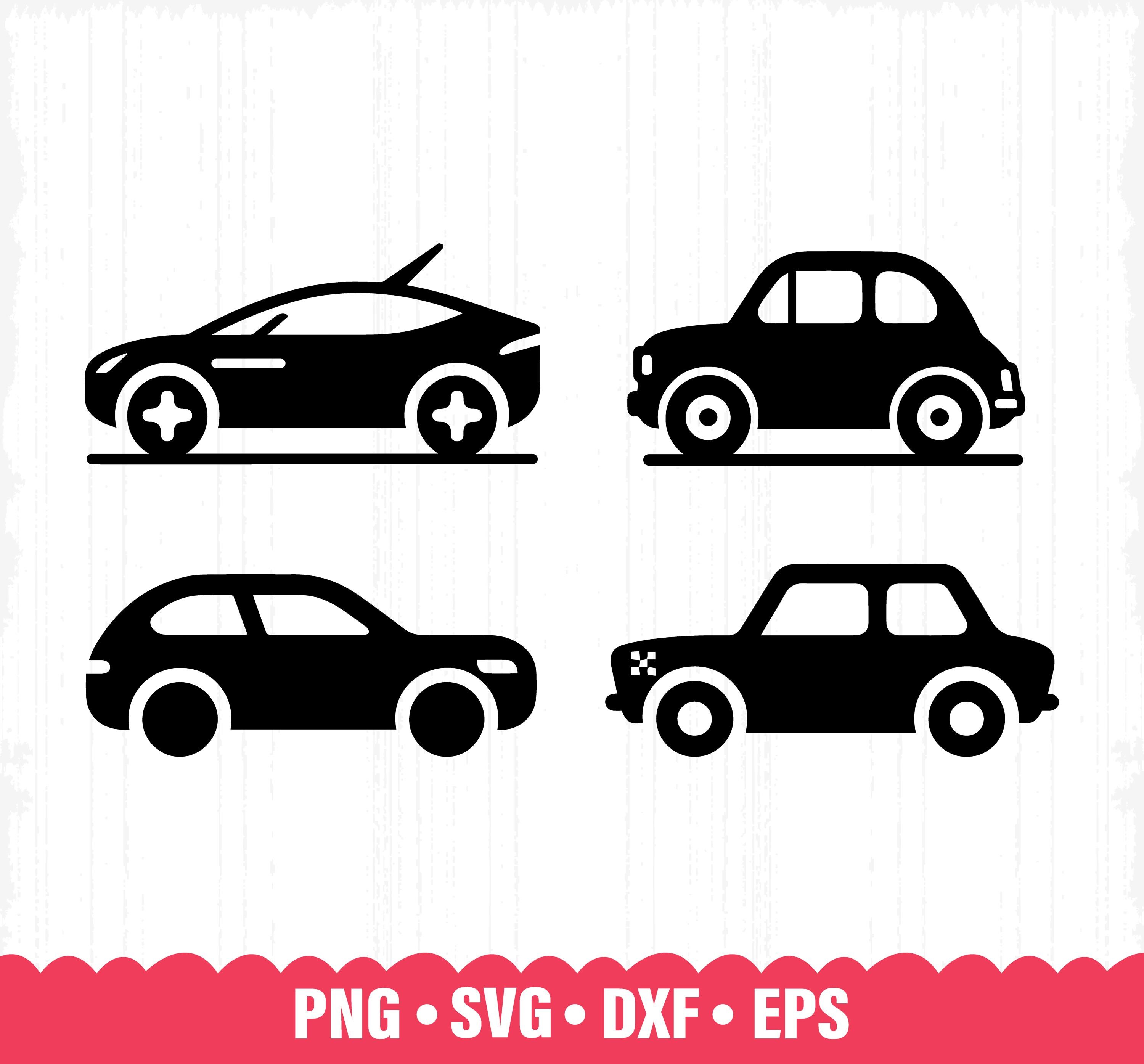 Car Svg Bundle, Car Svg File, Car Cut File, Car Silhouette, Car Vector ...