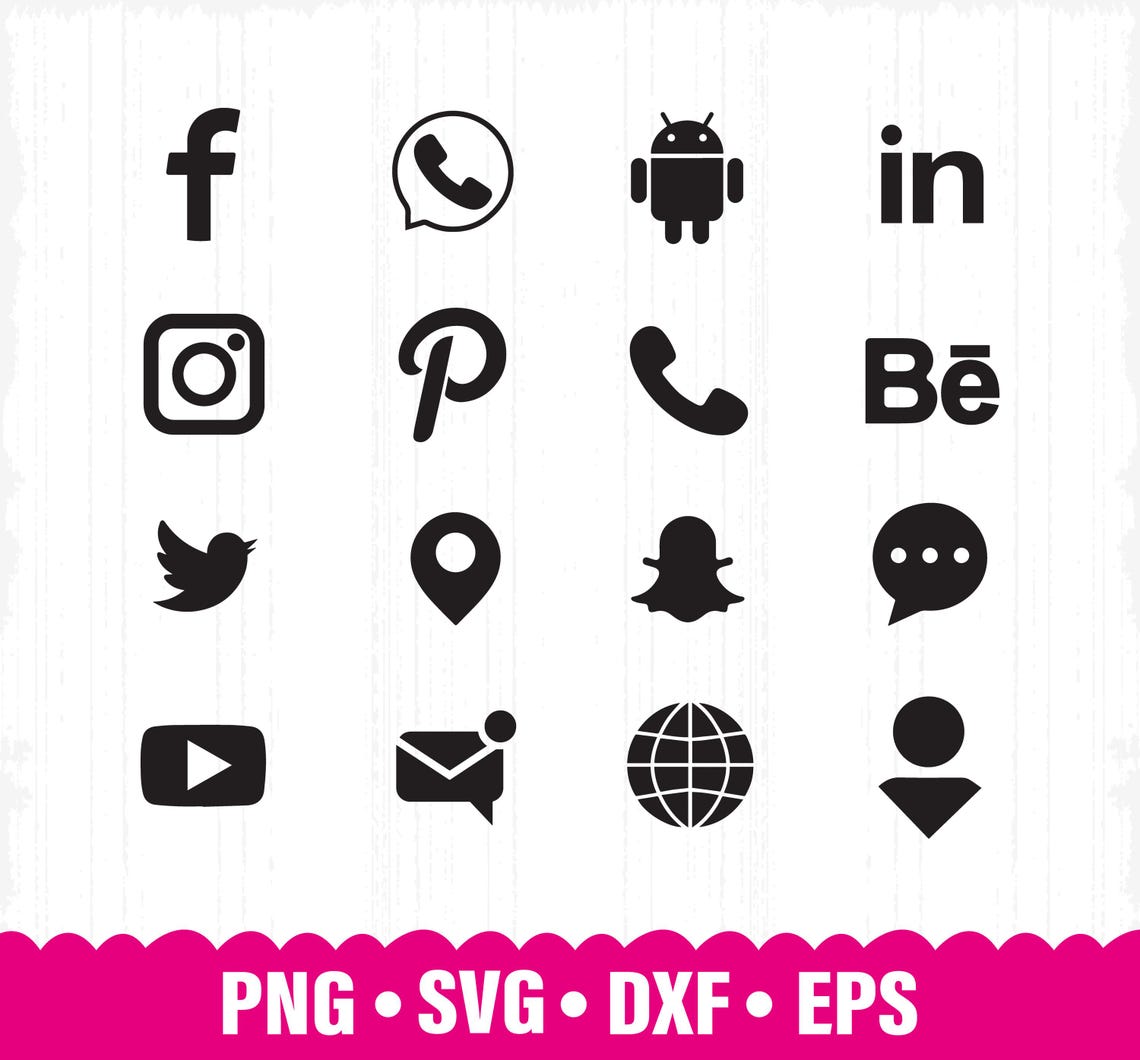 Social Media Icons, Social Media Logos, Web Icons, Social Media Icons ...