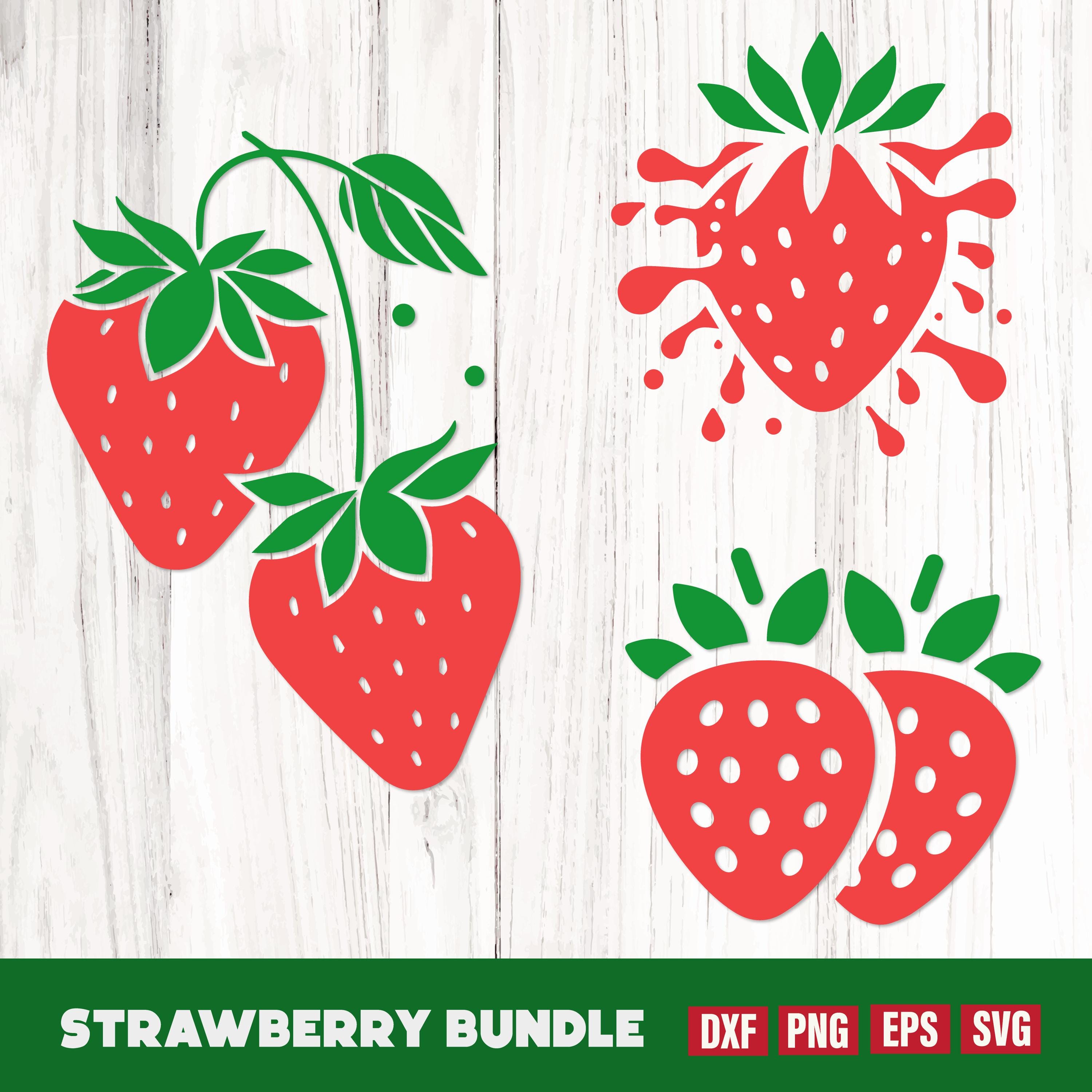 Strawberry Clipart, Strawberry Svg, Strawberry Png, Strawberry Cut File ...