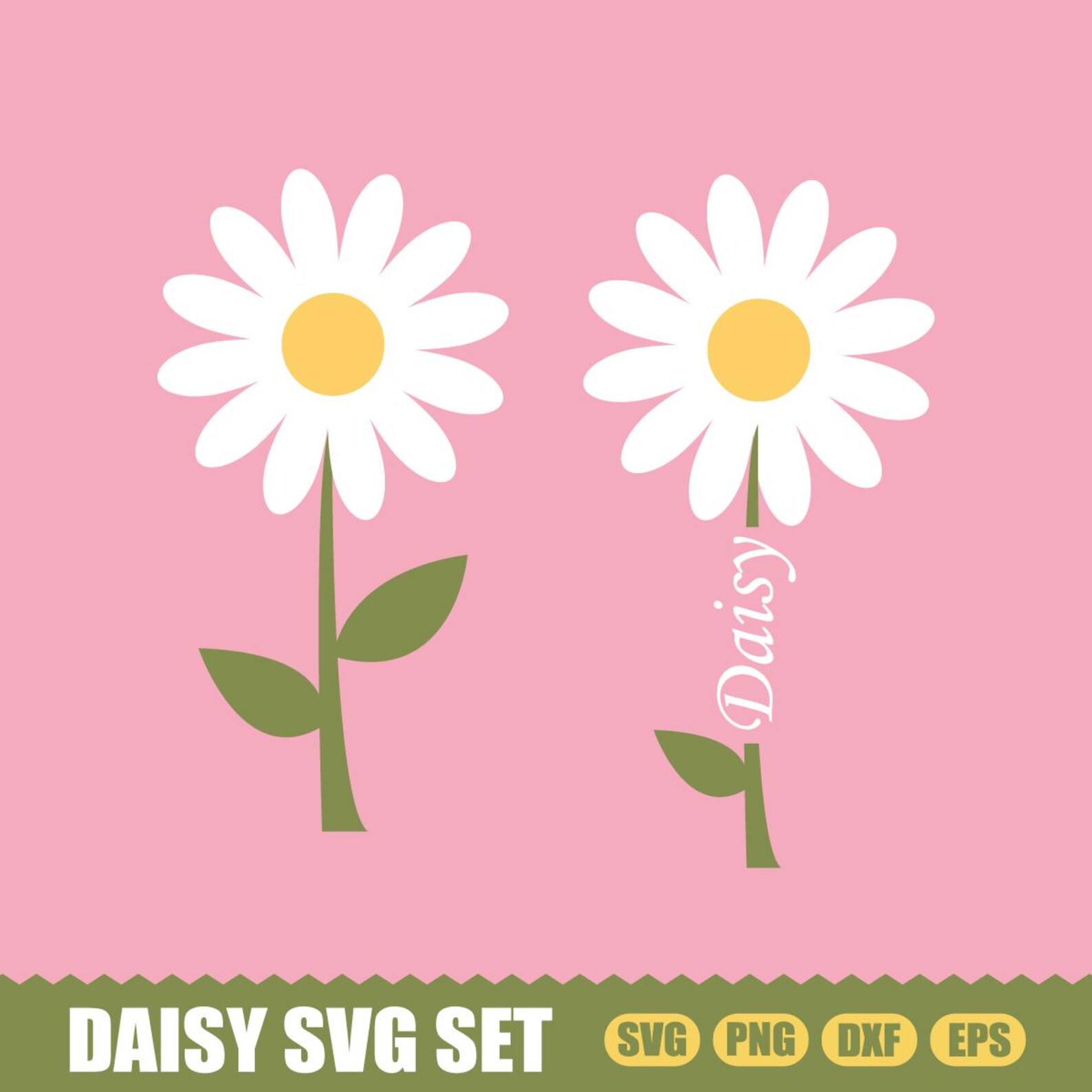 Daisy SVG Bundle, Daisy Flower SVG, Daisy Flower PNG, Daisy Flower ...