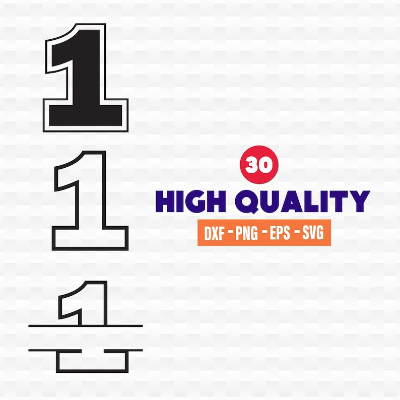 Numbers Svg, Numbers Png, Numbers Cut File, Varsity Font Svg, Number ...