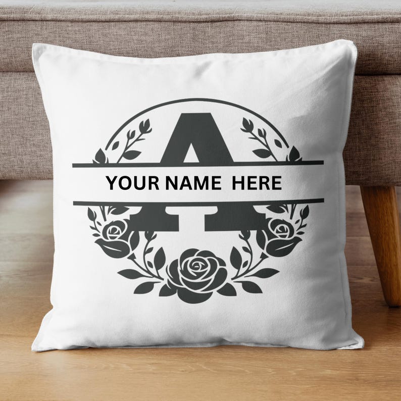 Family Monogram Svg, Monogram Letters Svg, Monogram Letters Png, Split ...