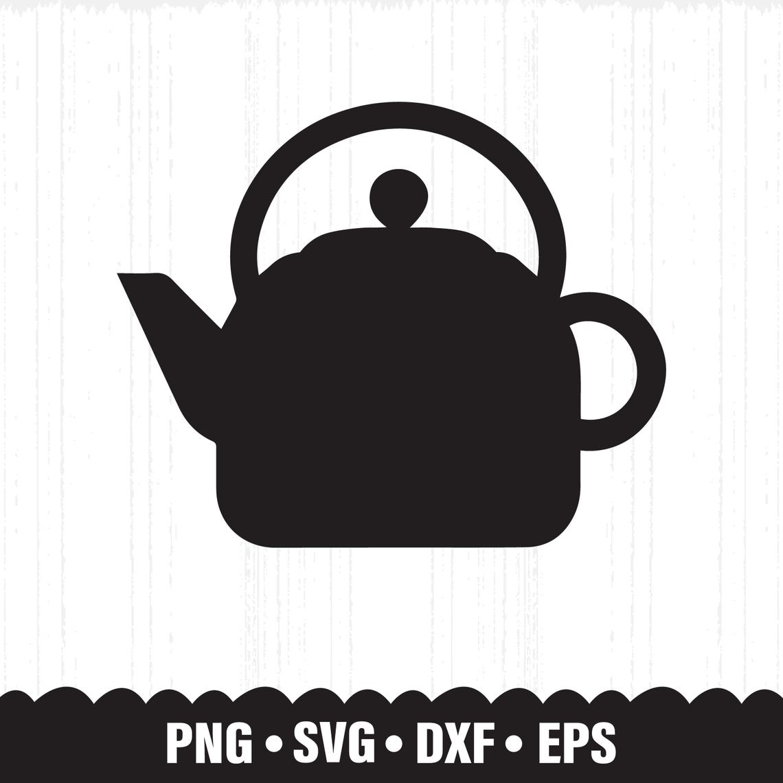 Teapot Svg, Tea Kettle Svg, Teapot Cut Files, Teapot Silhouette, Teapot ...
