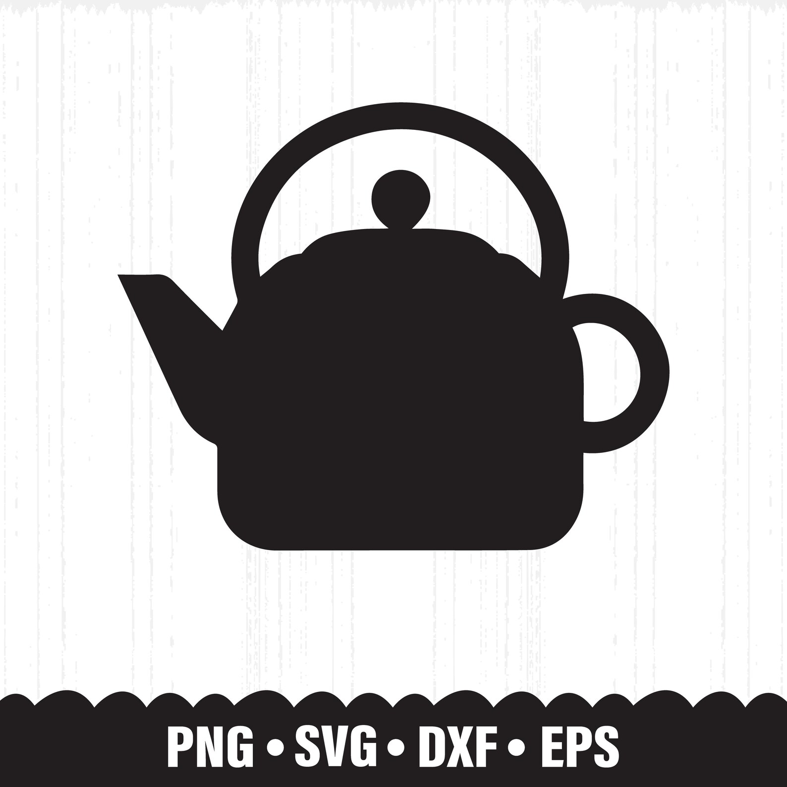 Teapot Svg, Tea Kettle Svg, Teapot Cut Files, Teapot Silhouette, Teapot ...