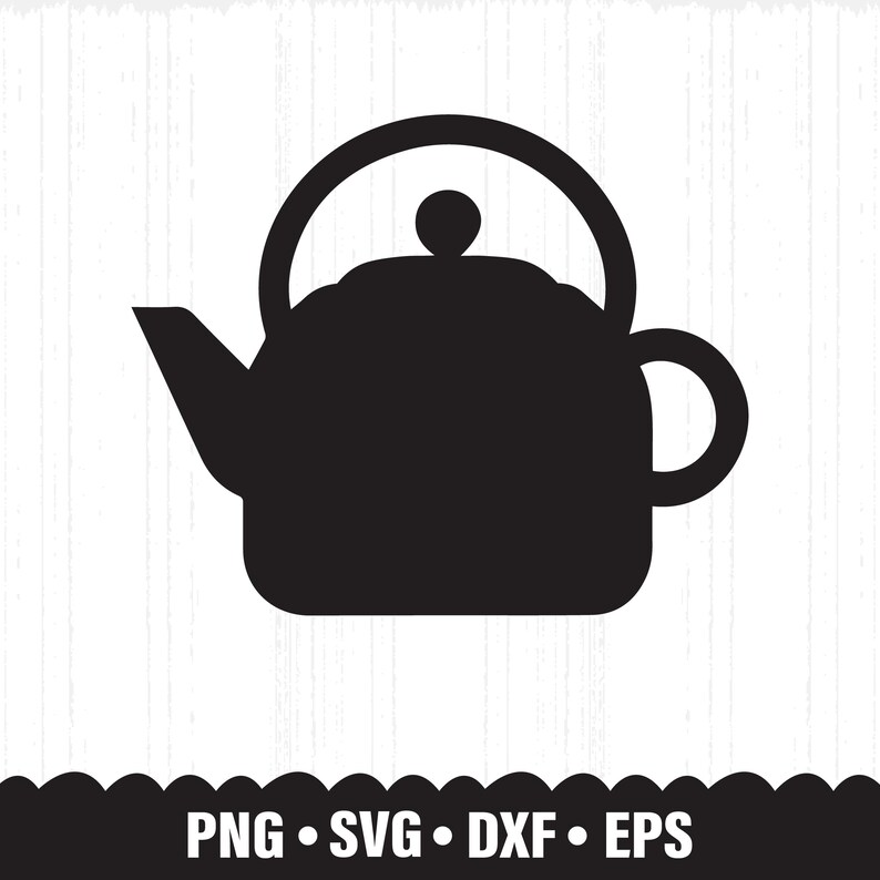 Teapot Svg, Tea Kettle Svg, Teapot Cut Files, Teapot Silhouette, Teapot ...