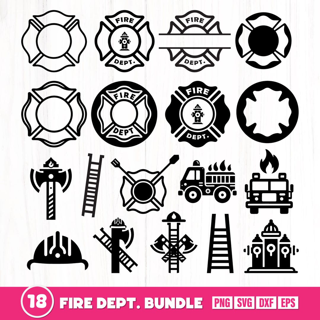 Fire Department Svg, Fire Fighter Svg, Fire Department, Fire Fighter ...