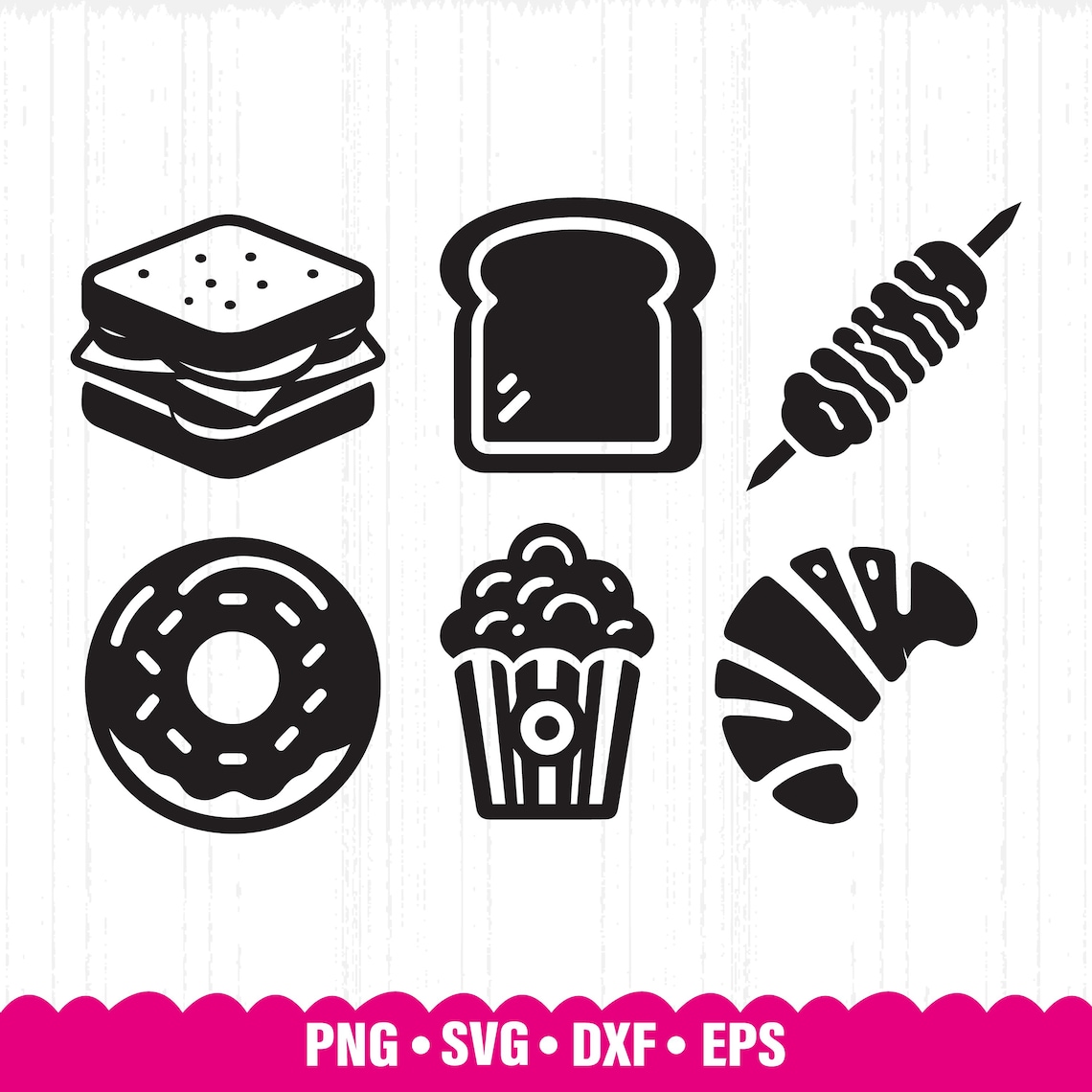 Fast Food Svg, Fast Food Clipart, Food Digital Stamp, Junk Food Clipart ...