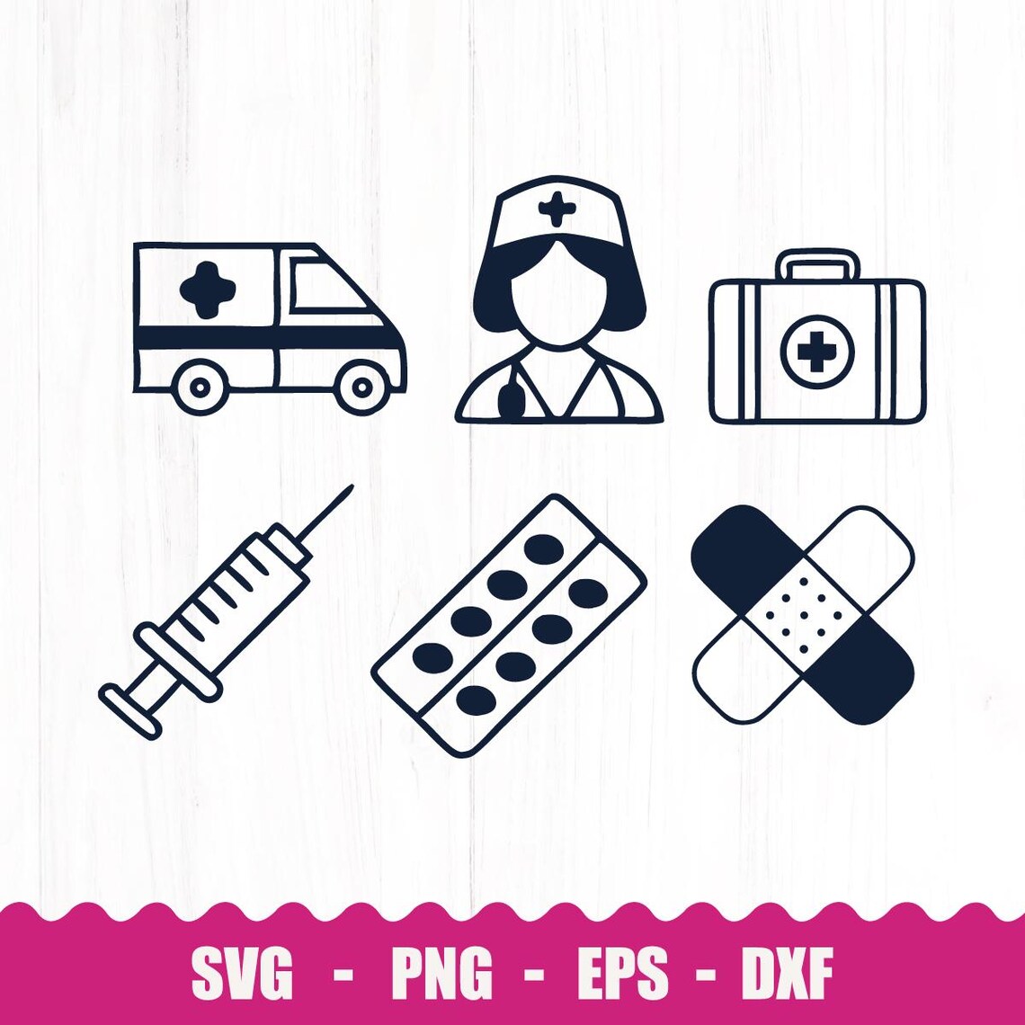 Medical Svg, Medical Png, Medical Equipment, Nurse Svg Bundle, Medical ...