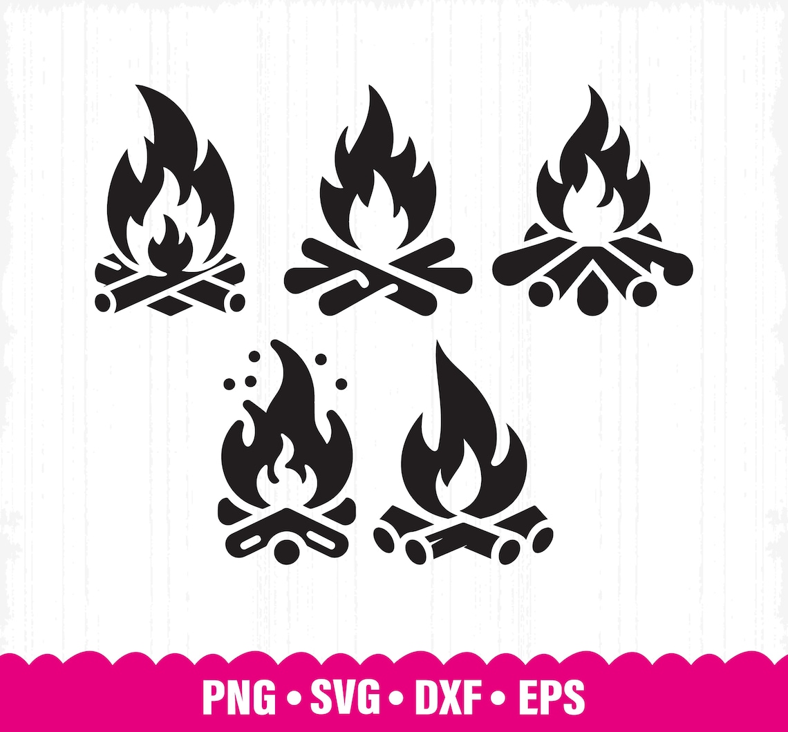 Fire Svg, Fire Flames Svg, Fire Png, Fire Svg Bundle, Fire Svg File ...