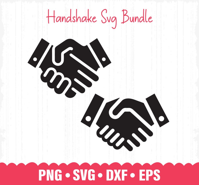 Handshake SVG, Shaking Hands Svg, Business Deal Svg, Contract Svg, Svg ...