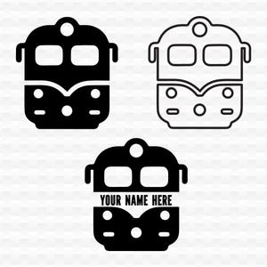 Train Svg, Train Cut File, Train Png, Customized Train, Split Monogram ...