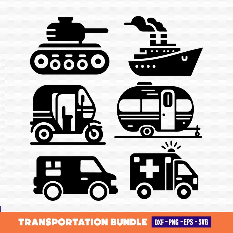 Transport Svg, Vehicles Svg Bundle, Transportation Svg, Vehicles Svg ...