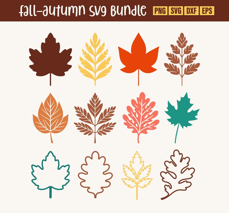 Autumn Clipart, Fall Svg Bundle, Autumn Svg Bundle, Fall Svg Designs ...