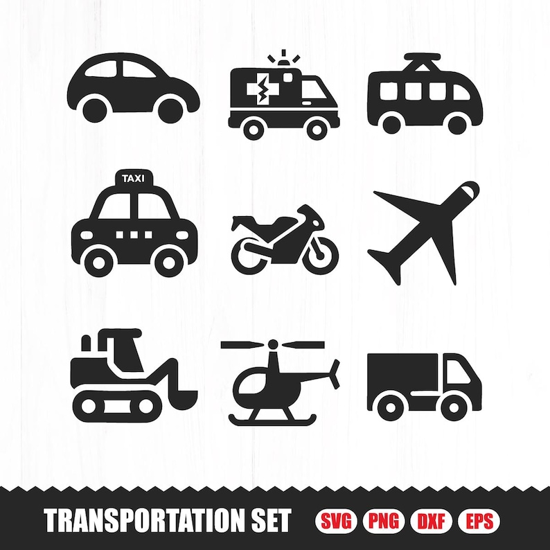 Transport Svg, Car Svg Bundle, Vehicles Svg Bundle, Transportation Svg ...