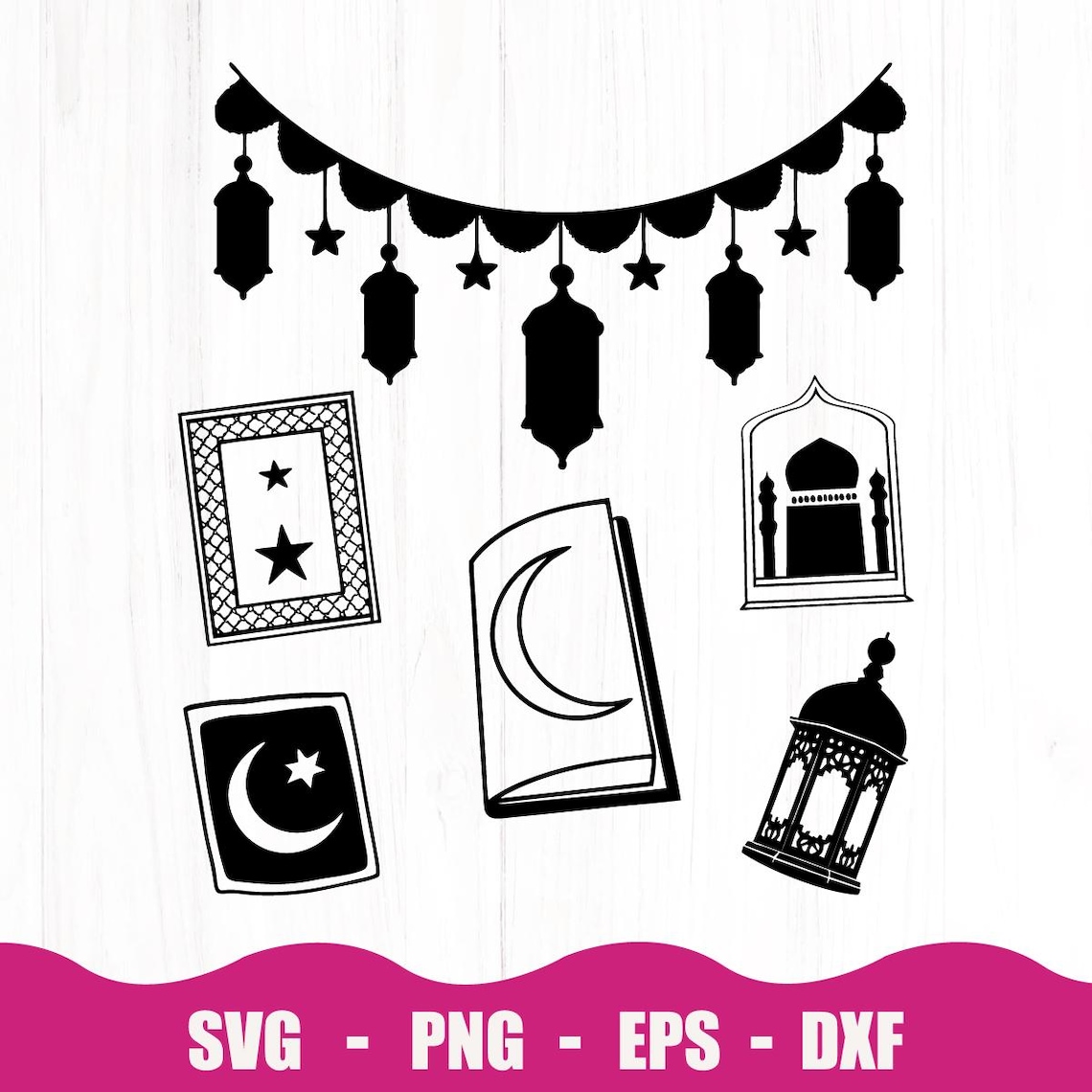 Islamic SVG Bundle, Islamic SVG, Islamic Png, Ramadan Svg, Islam Svg ...