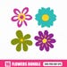 Flower Svg Bundle, Flower Png Bundle, Flower Clipart, Flower Bundle Svg ...
