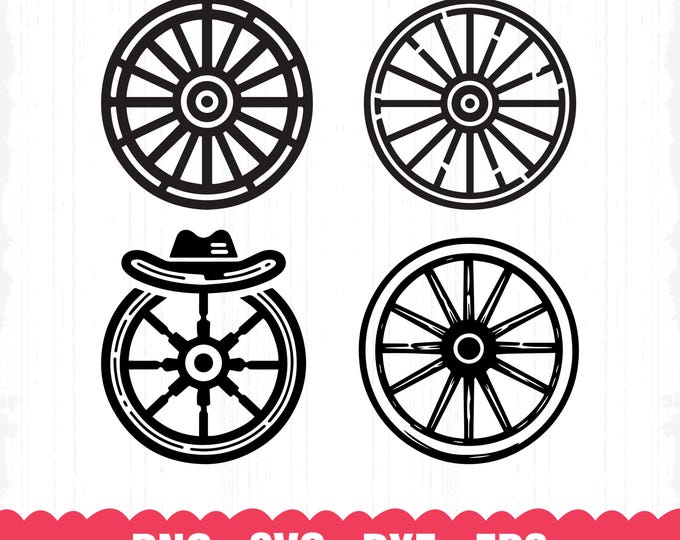 Wagon Wheel Svg, Wooden Wheel Svg, Wagon Wheel Png. Vector Cut File ...