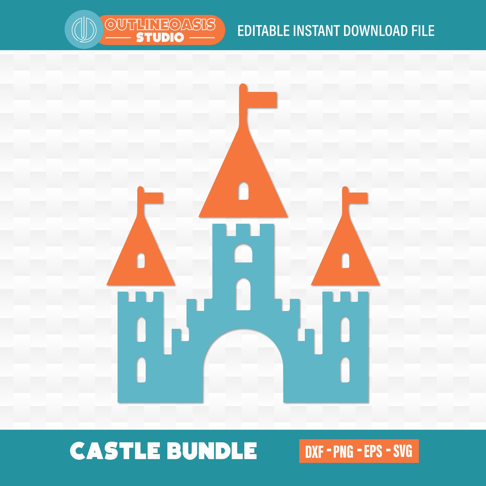 Castle Svg, Castle Cut File, Castle Clipart, Princess Castle Svg, Magic ...