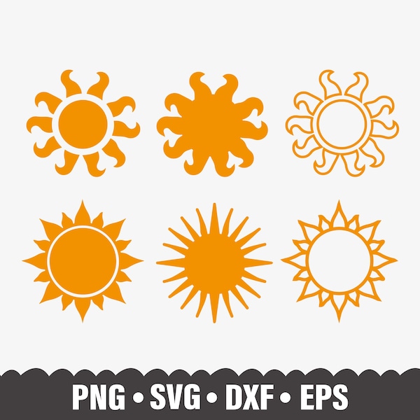 Sun Svg - Etsy