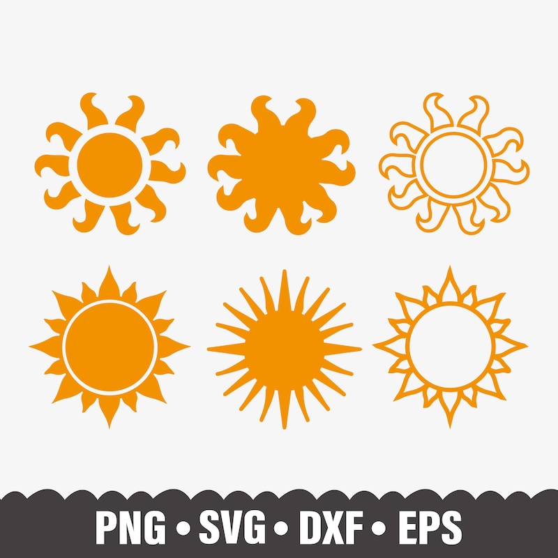 Sun Svg - Etsy