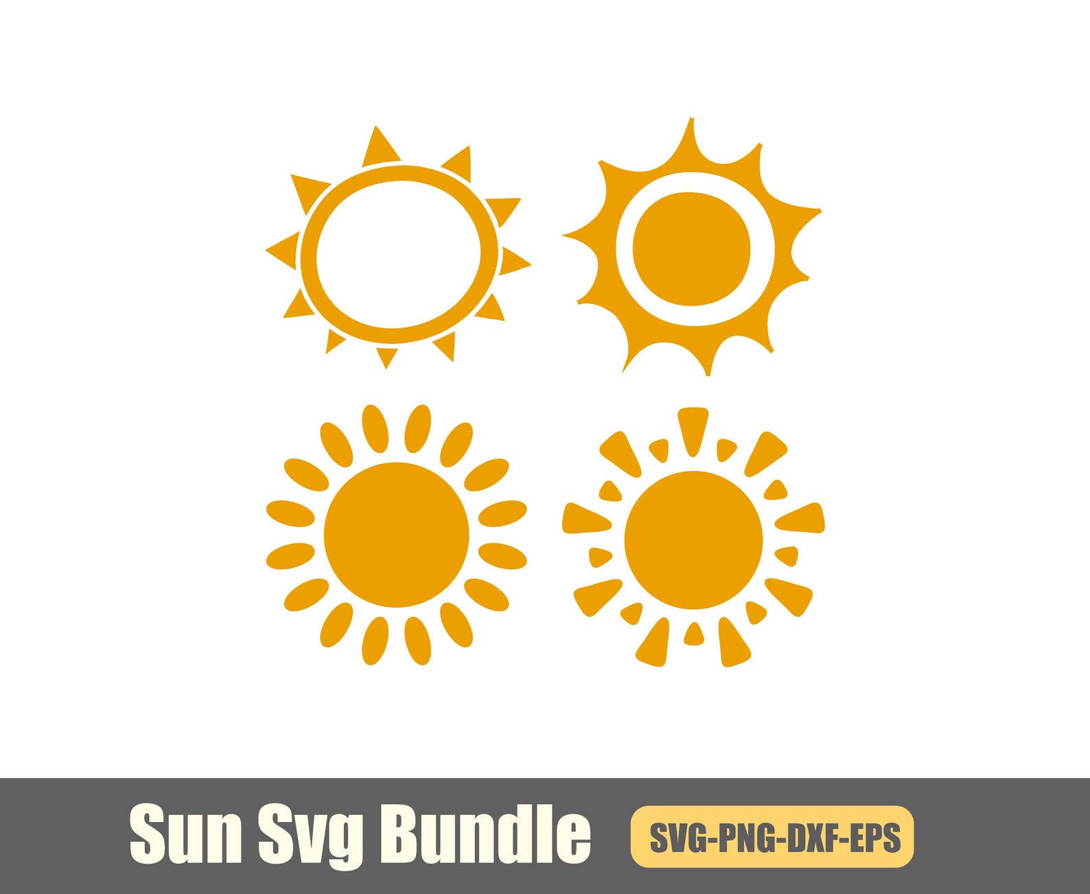 Sun SVG Bundle, Sun Cut File, Sun Vector, Sun Clipart, Sunshine Svg ...