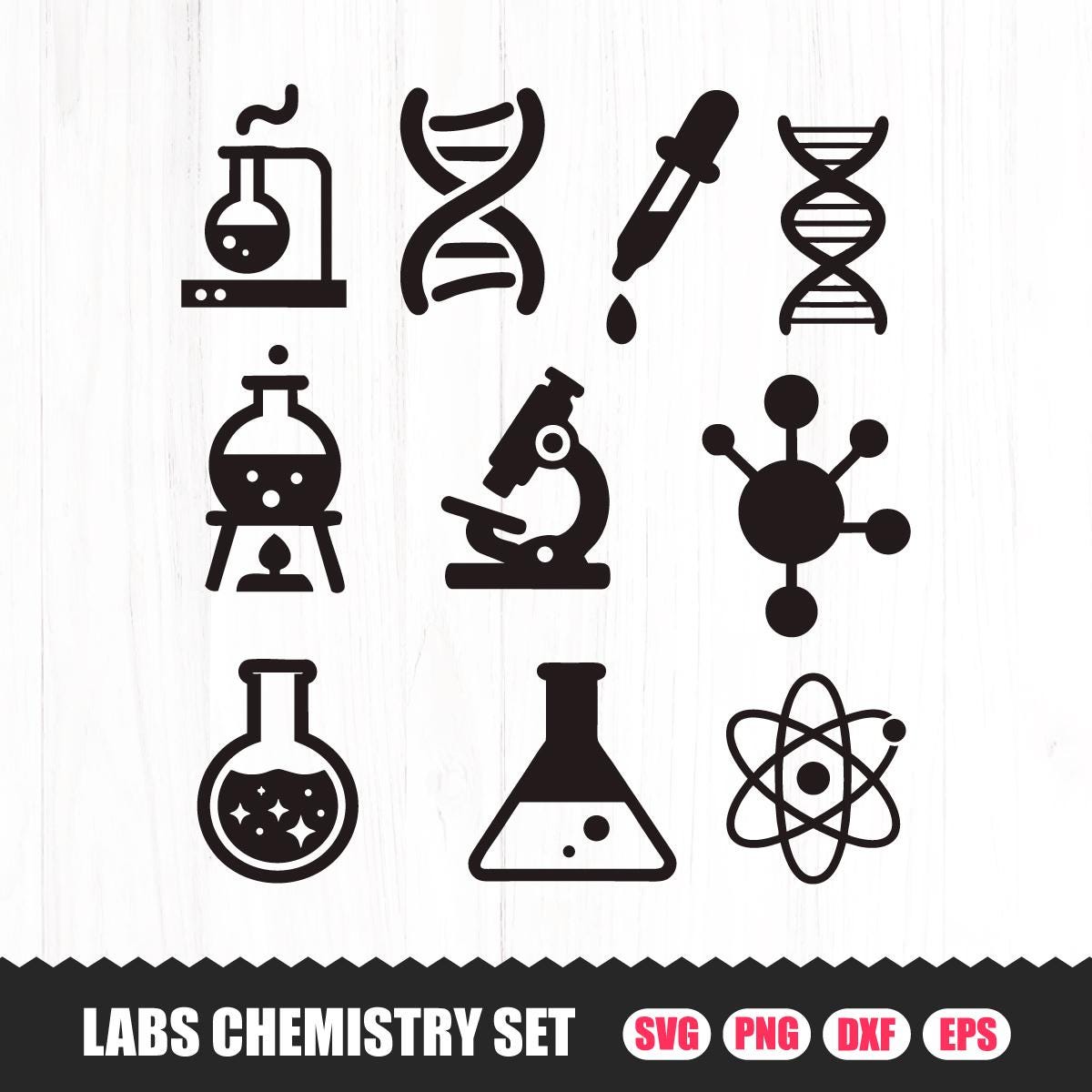 Science Svg, Chemistry Svg, Physics Svg, Science Clipart, Laboratory ...