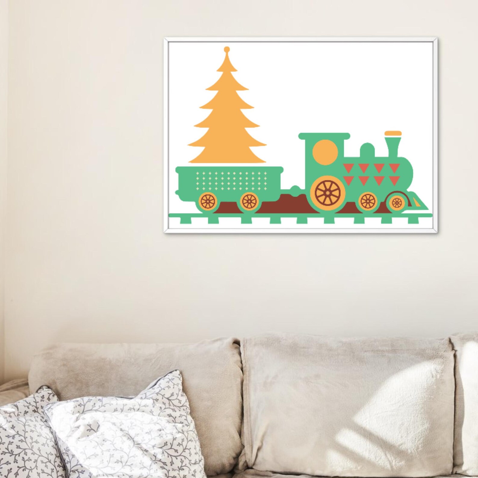 Christmas Train SVG, Kids Holiday Clipart (digital Files) - Etsy