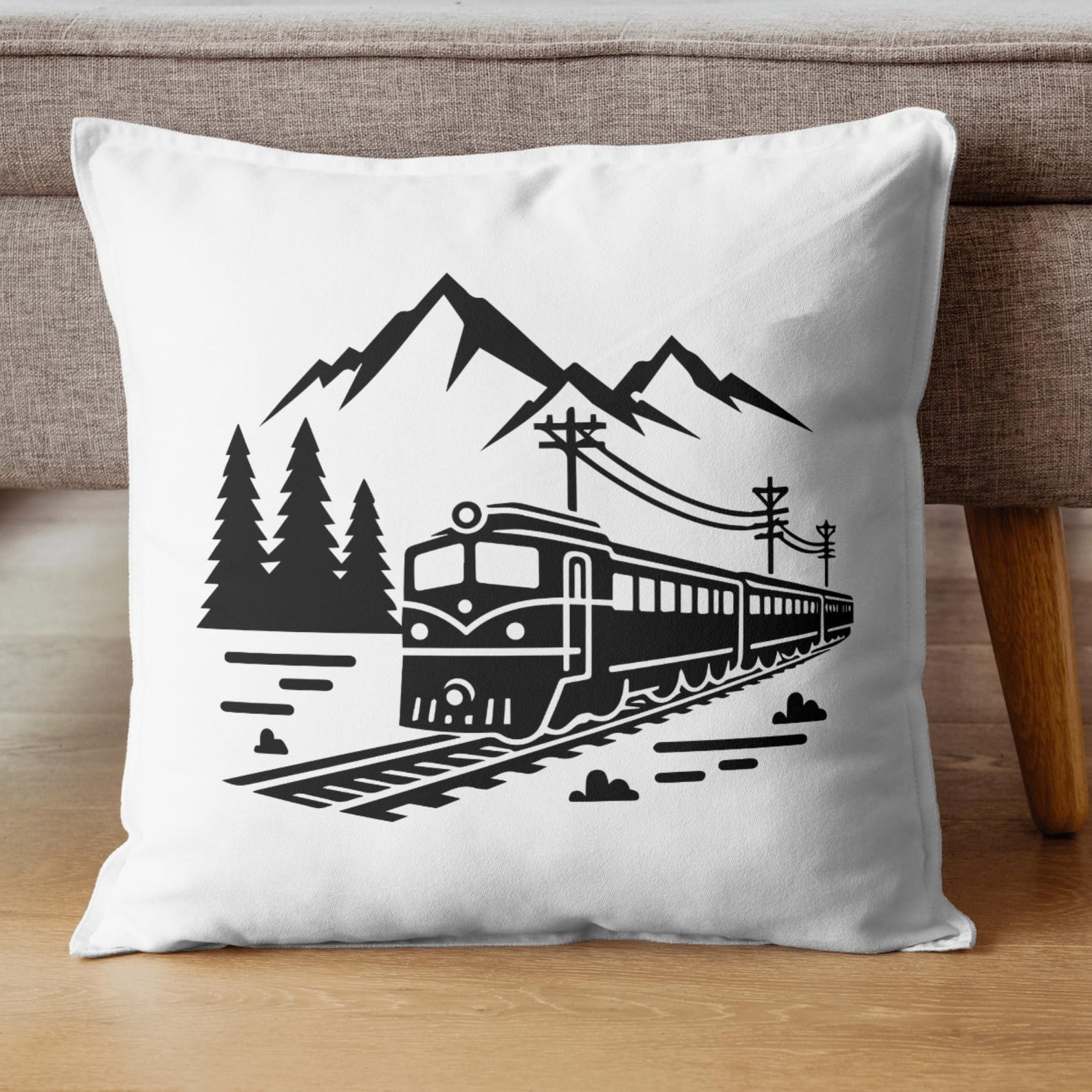 Train Svg, Train Cut File, Train Png, Mountain Train, Mountain Svg ...