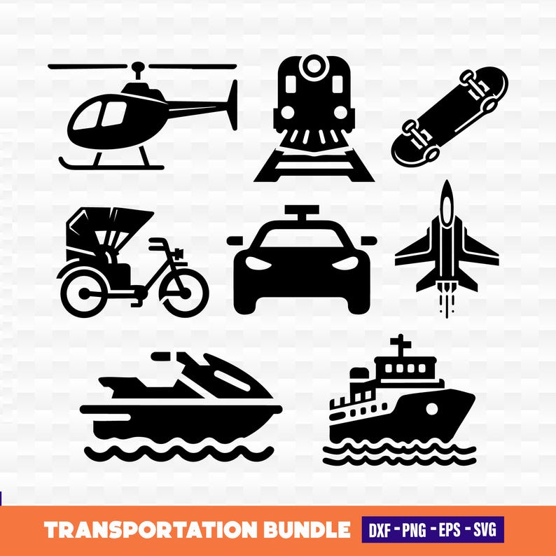 Transport Svg, Vehicles Svg Bundle, Transportation Svg, Vehicles Svg ...
