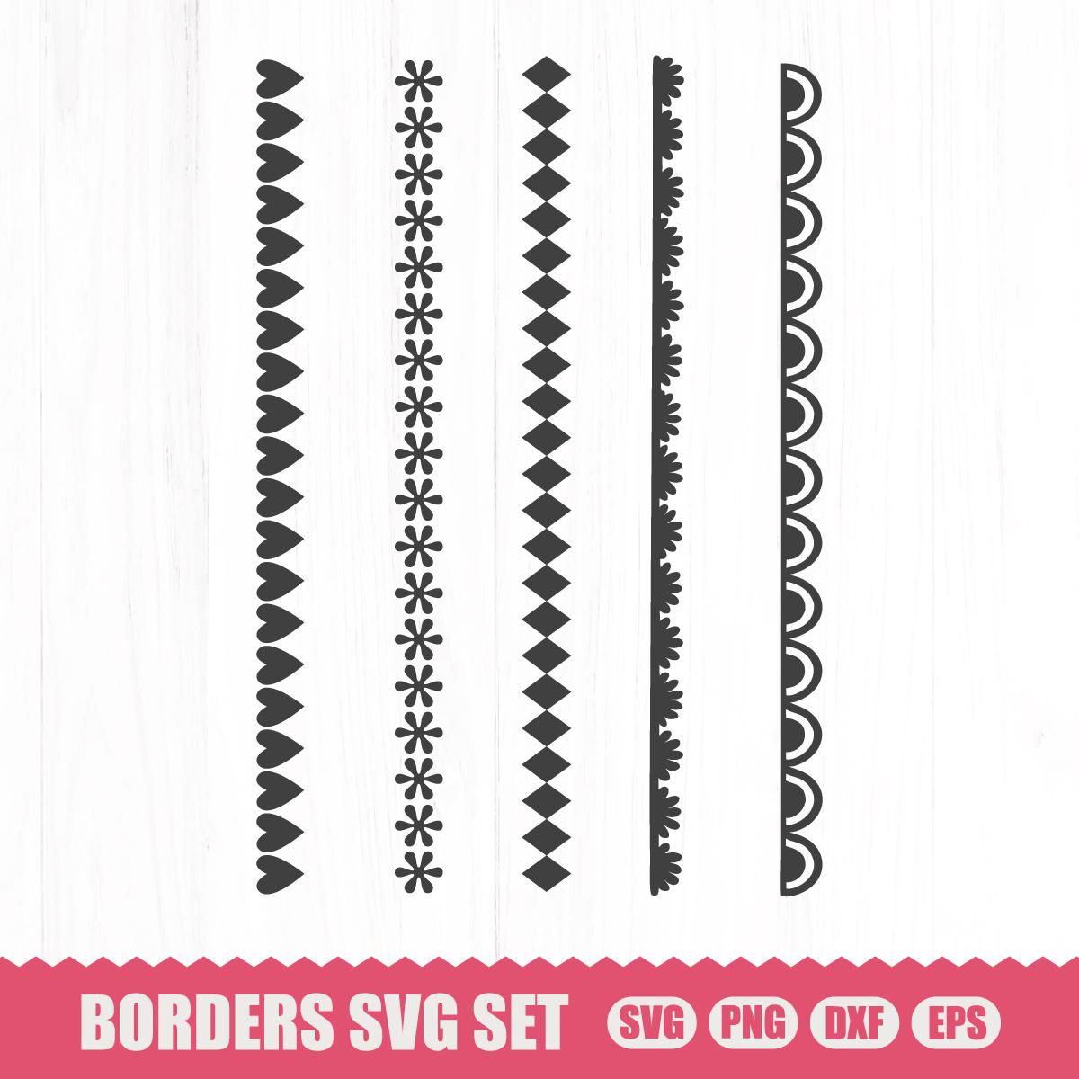 Border Svg, Lace Border Clipart, Border Png, Border Silhouette ...