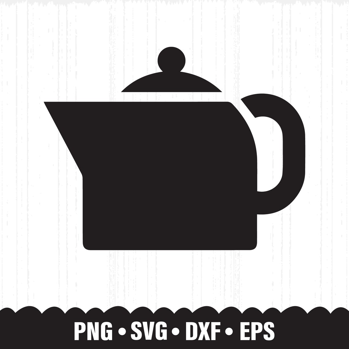 Teapot Svg, Tea Kettle Svg, Teapot Cut Files, Teapot Silhouette, Teapot ...