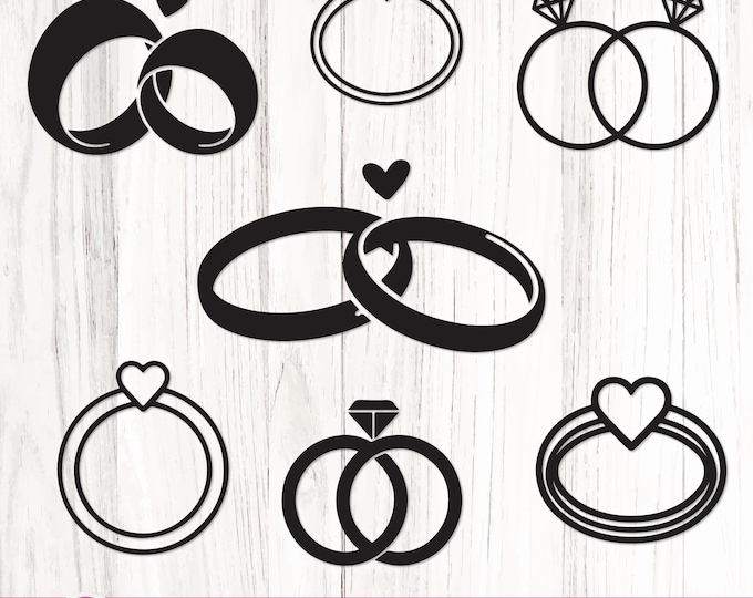 Rings SVG - Etsy Canada