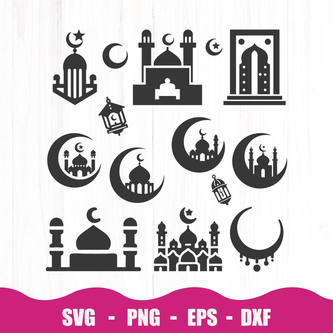 Islamic SVG Bundle, Islamic SVG, Islamic Png, Ramadan Svg, Islam Svg ...