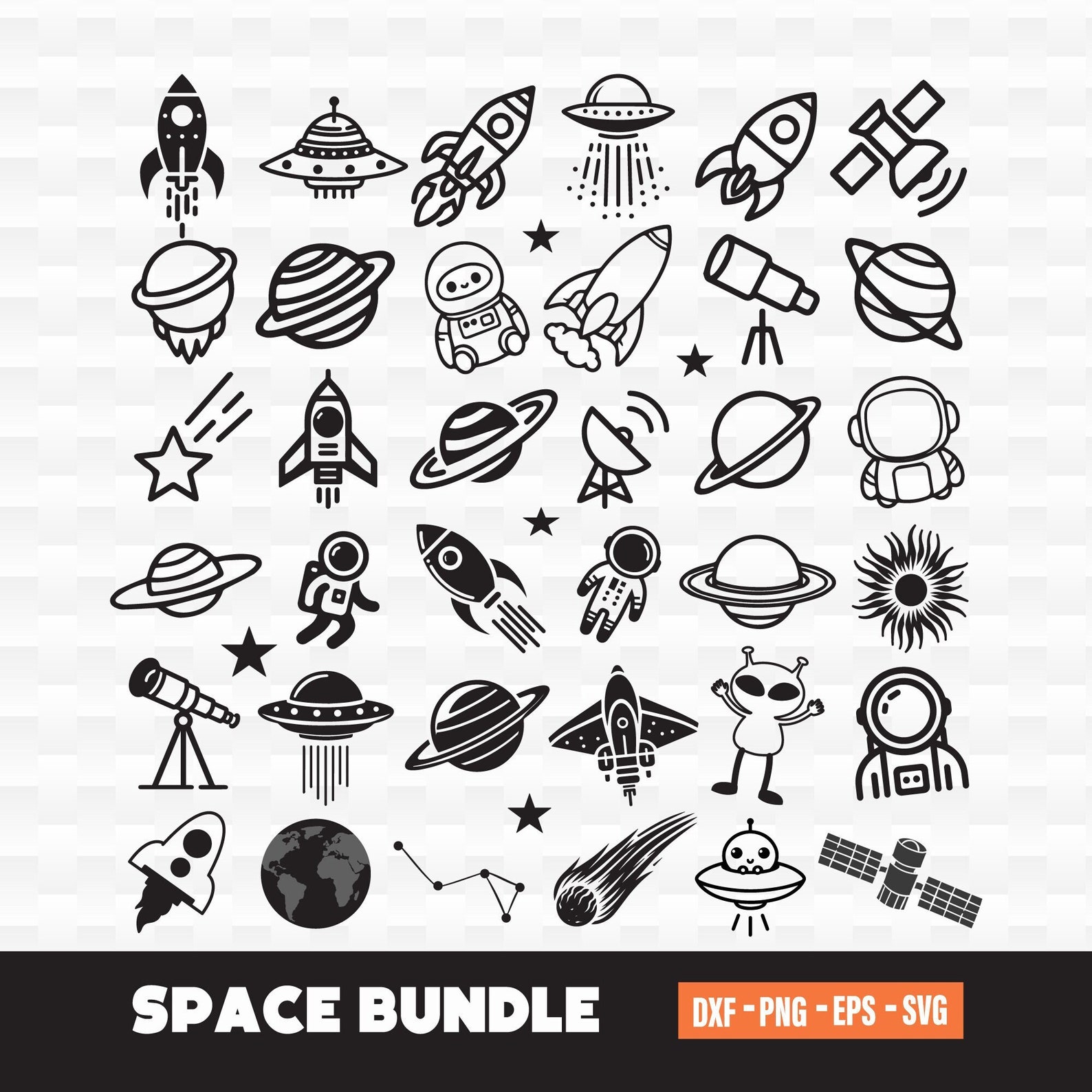Space SVG, Space Clipart, Space Graphics, Space Png, Astronaut Clipart ...