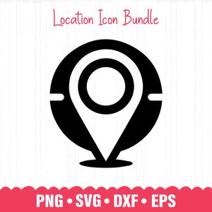 Location Sign SVG, Map Pin Vector (digital Download) - Etsy